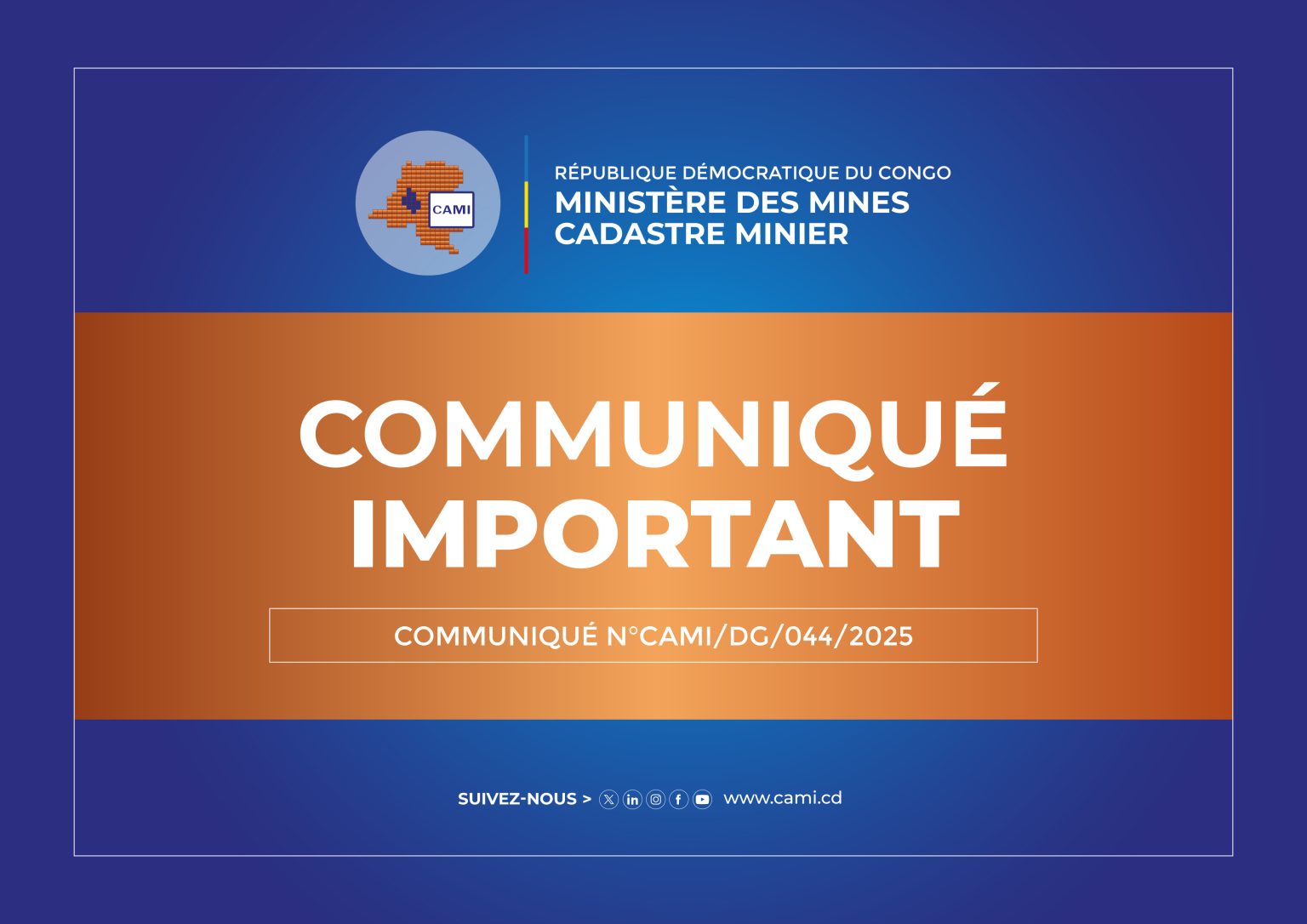 2025 – Cadastre Minier RDC